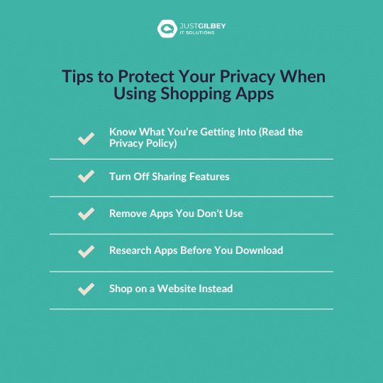 Is Your Online Shopping App Invading Your Privacy? | Just Gilbey IT ...